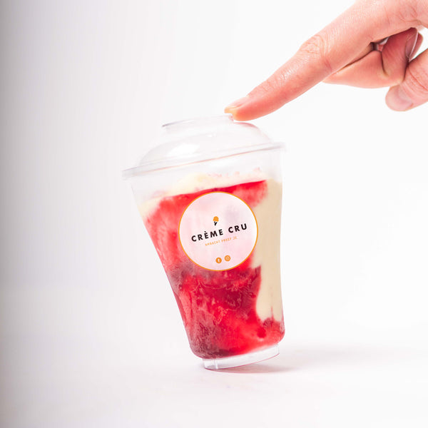 Coupe Vanille - Framboos – Crème-Cru & Choc-Cru